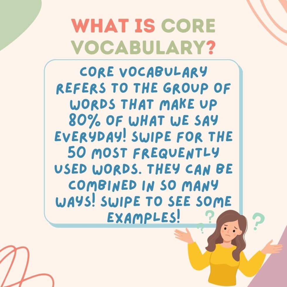 Core vs. Fringe Vocabulary | Space Therapy & Gym